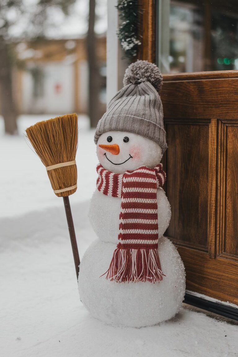 12 Snowman Door Decoration Ideas for a Festive and Welcoming Home - My ...