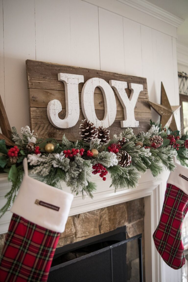 15 Farmhouse Mantle Decor Ideas to Elevate Your Living Space - My Decor ...