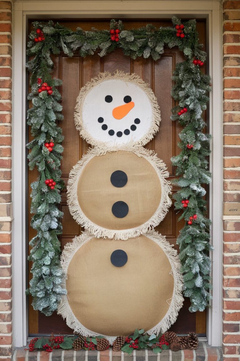 12 Snowman Door Decoration Ideas for a Festive and Welcoming Home - My ...