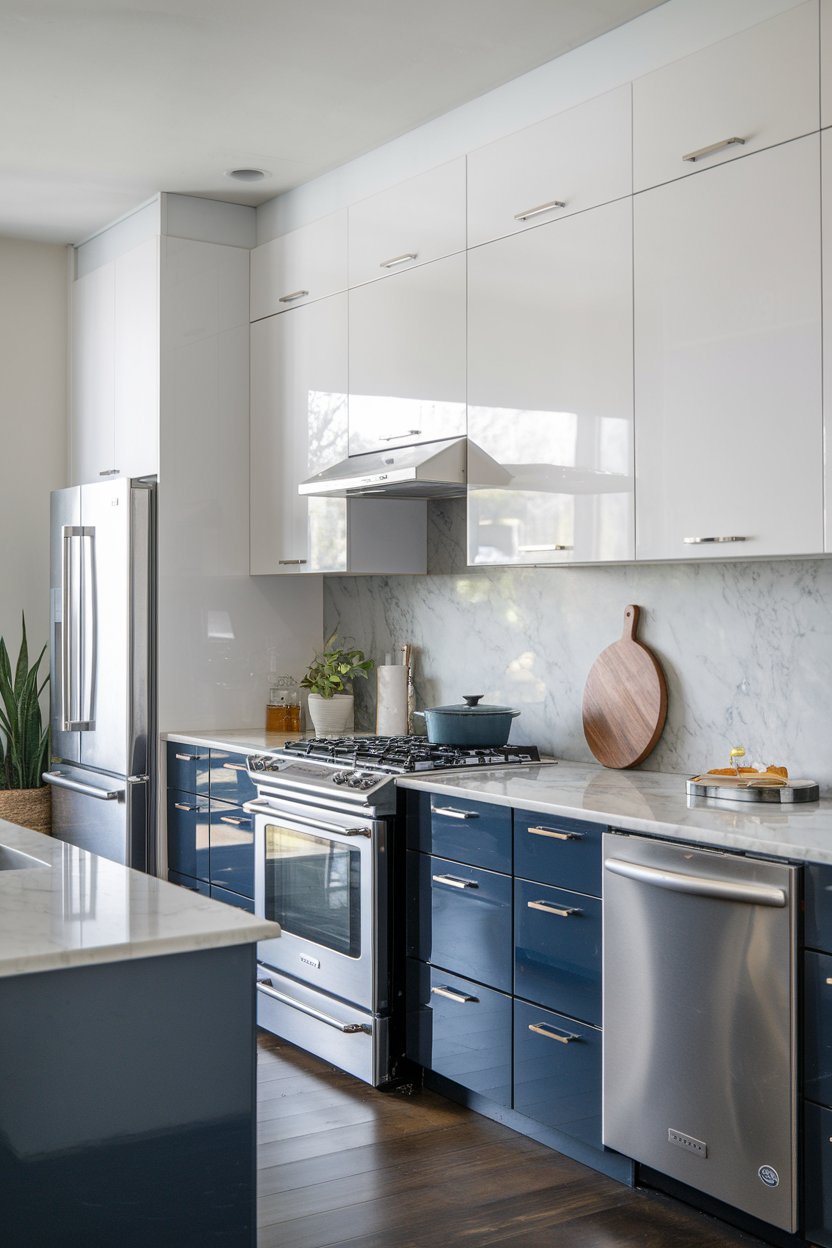 14 Two-Tone Kitchen Ideas to Elevate Your Home’s Design - My Decor Inspo