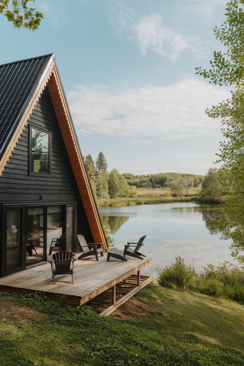 10 Black House Exterior Ideas with Wood Accents for a Stylish, Bold ...