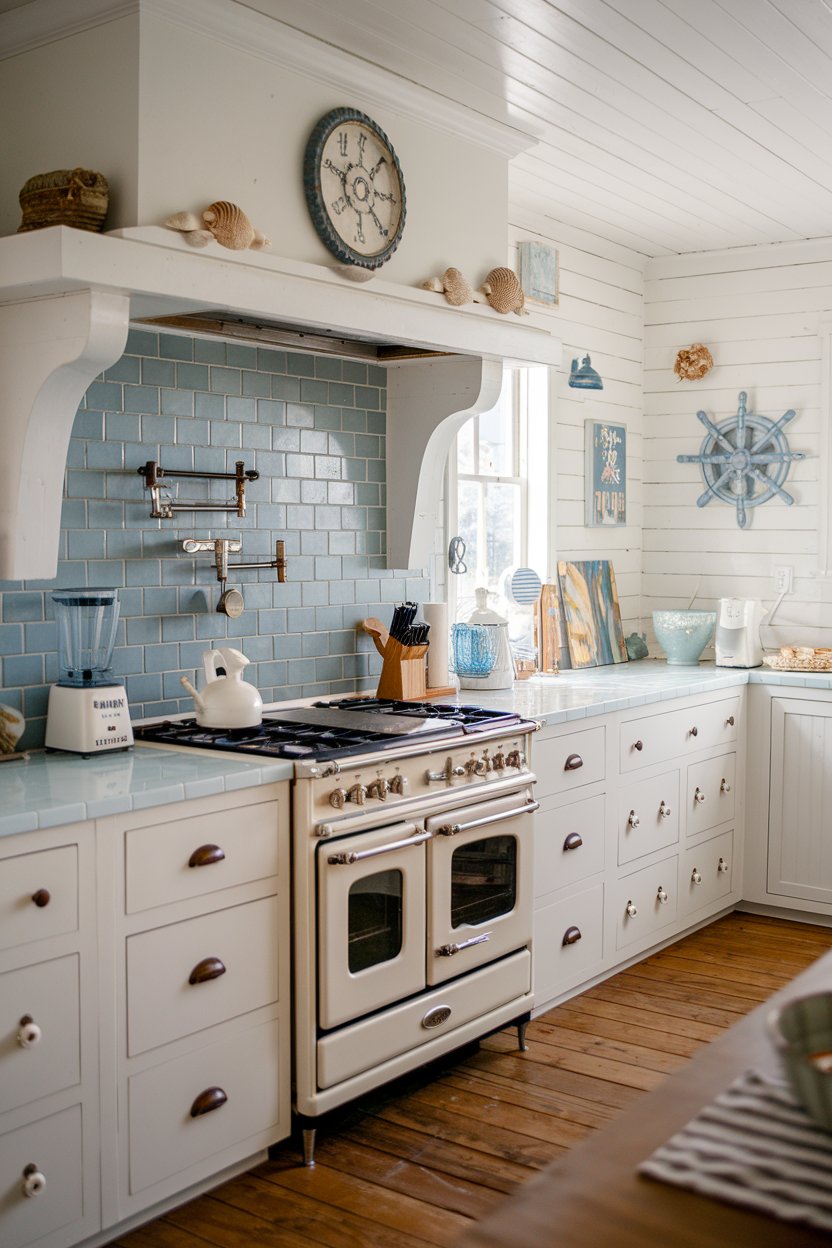 16 Coastal Farmhouse Kitchens Perfect for Relaxed, Stylish Living - My ...