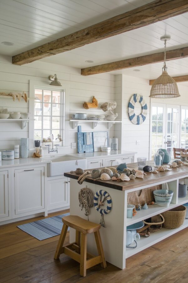 16 Coastal Farmhouse Kitchens Perfect for Relaxed, Stylish Living - My ...