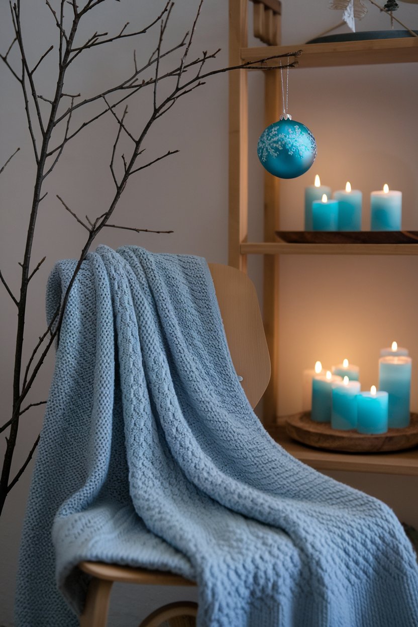 12 Blue Winter Decoration Ideas for a Serene and Stylish Seasonal Look ...
