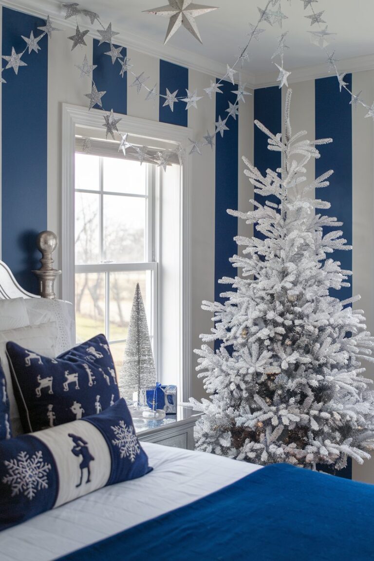 14 Christmas Decor Ideas for a Blue Bedroom: Create a Cozy and Elegant ...