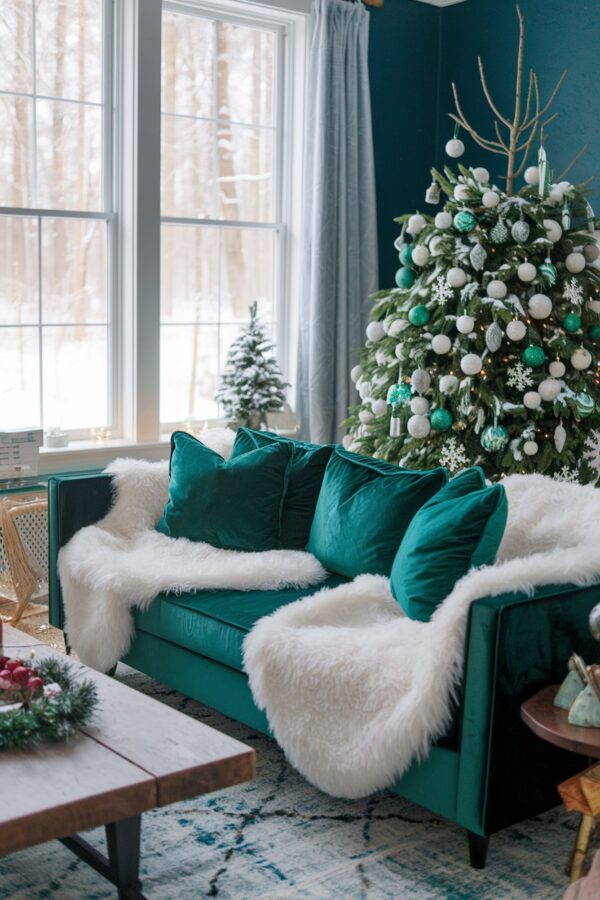 15 Green and White Winter Home Decor Ideas to Create a Cozy Retreat ...