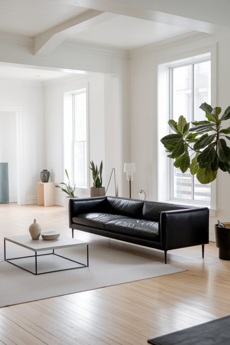 16 Black Couch Living Room Interiors That Define Modern Style - My ...