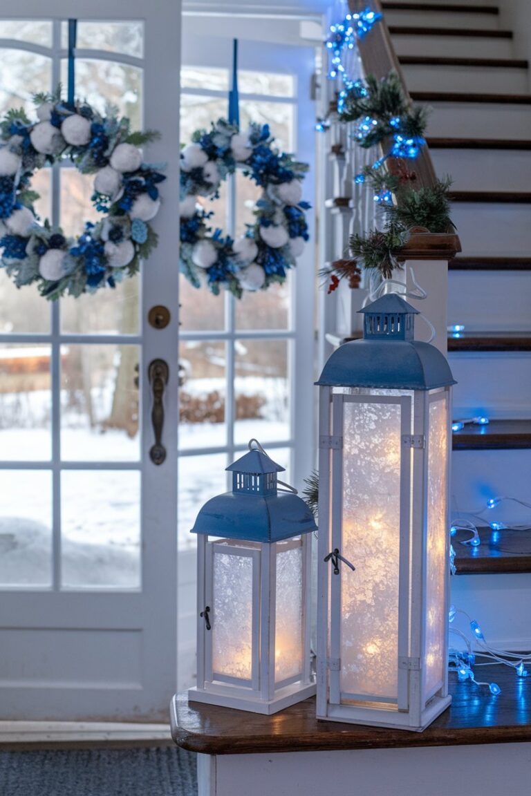12 Blue Winter Decoration Ideas for a Serene and Stylish Seasonal Look ...