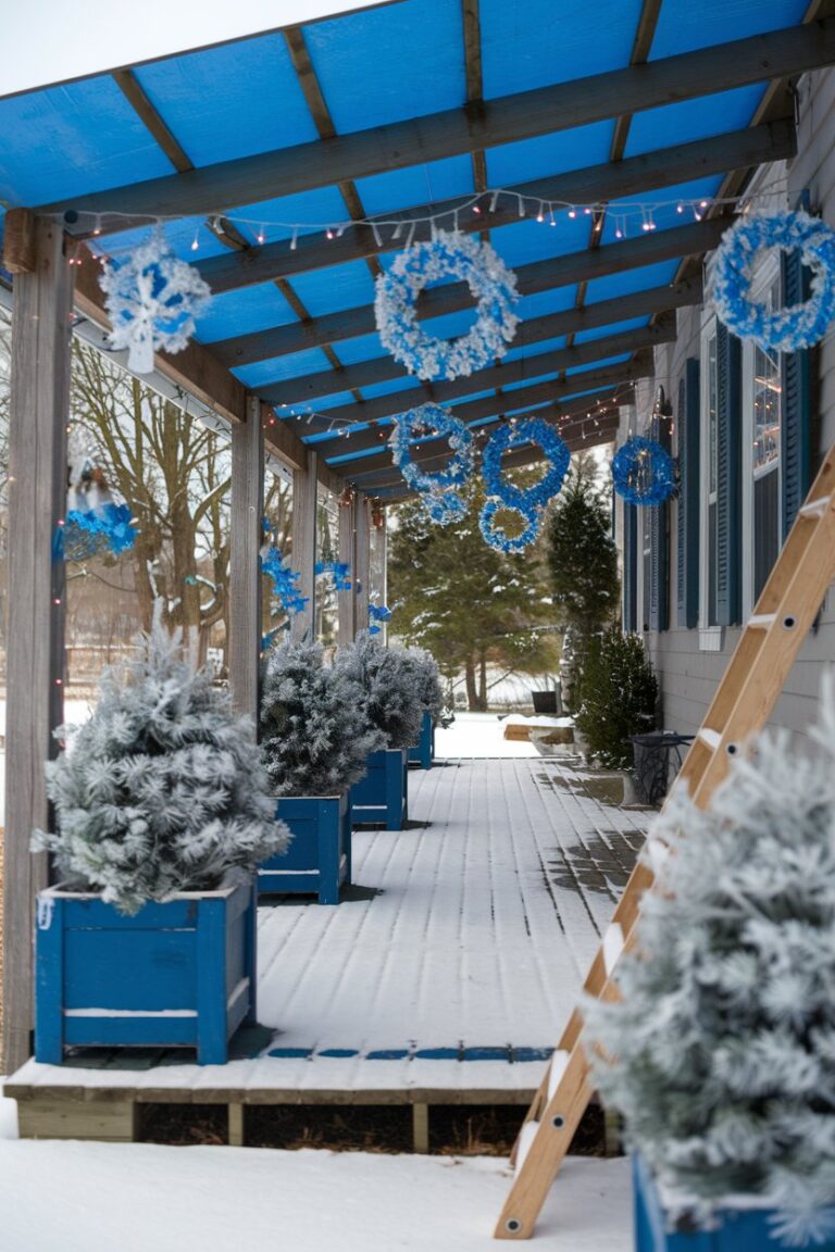 12 Blue Winter Decoration Ideas for a Serene and Stylish Seasonal Look ...