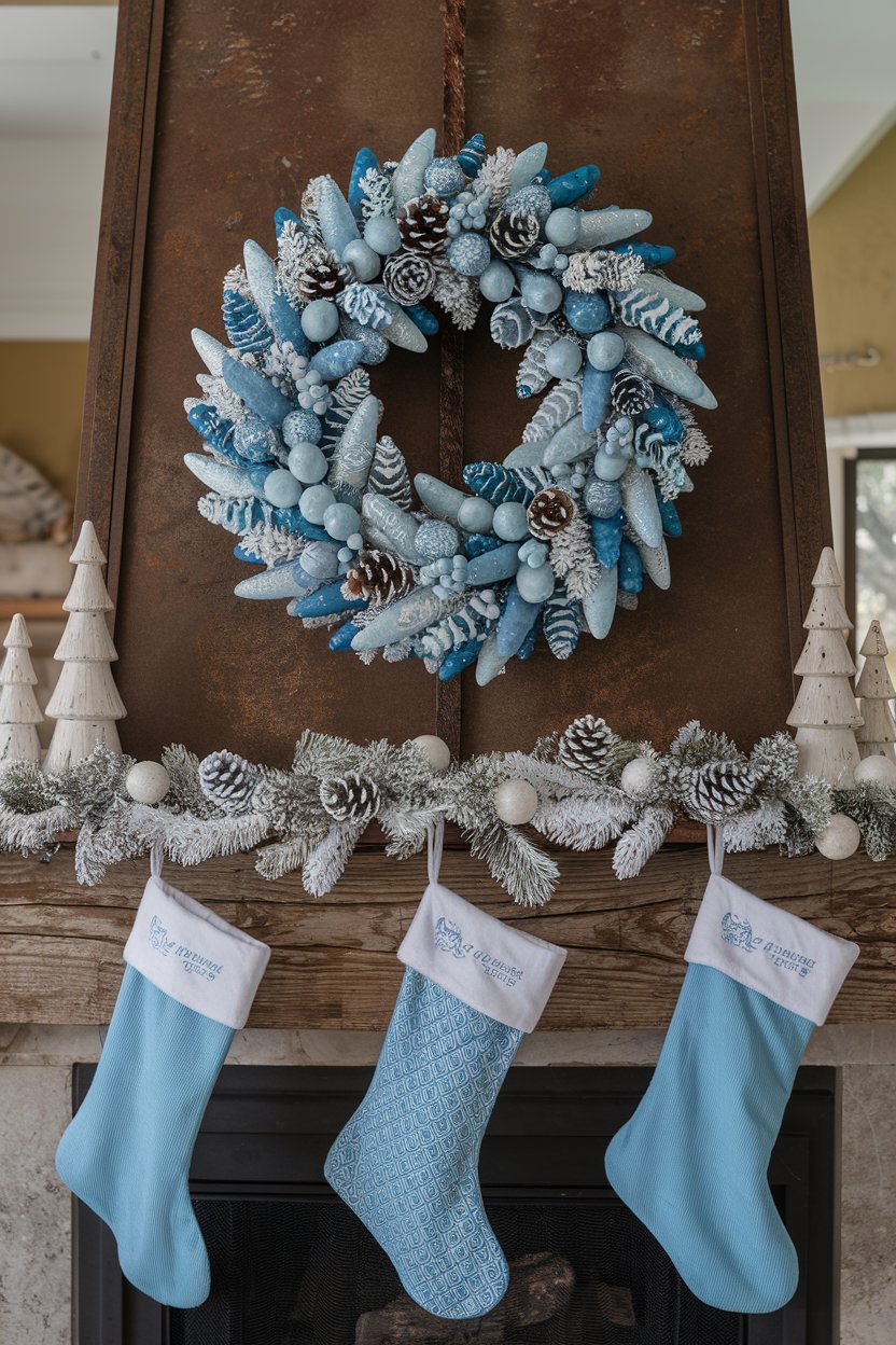 12 Blue Winter Decoration Ideas for a Serene and Stylish Seasonal Look ...