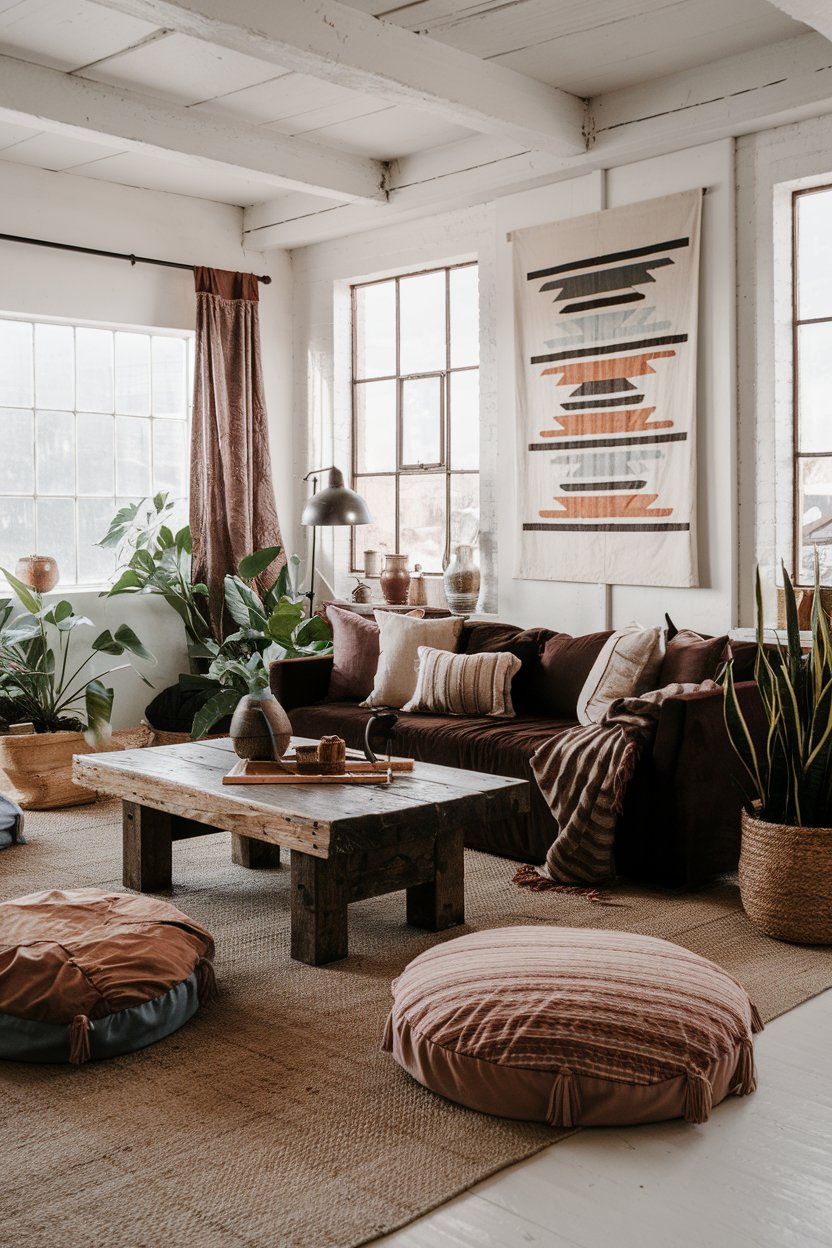 15 Dark Boho Living Room Interior Ideas for a Cozy and Sophisticated ...