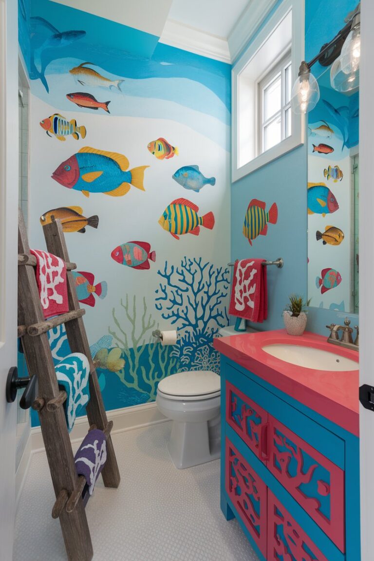 18 Beach Theme Bathroom Ideas to Bring Coastal Vibes Into Your Home ...
