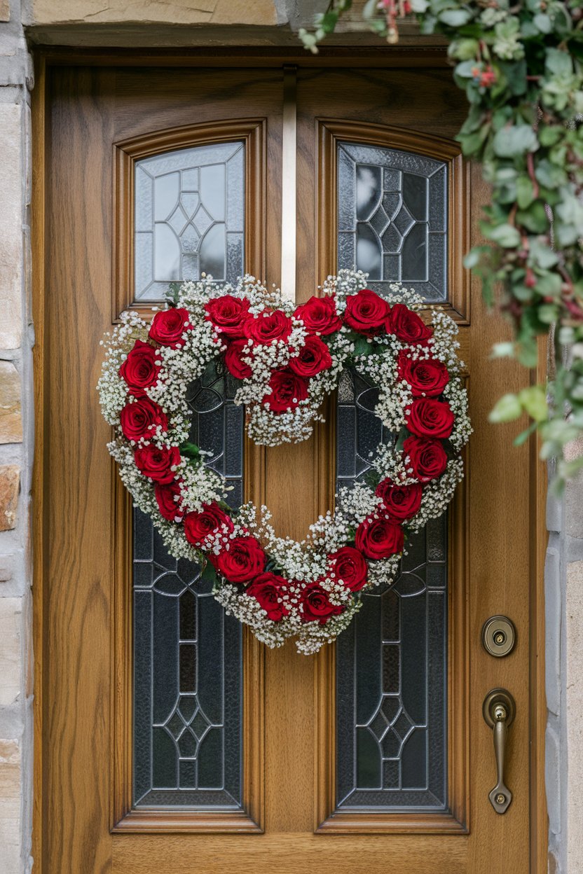 16 Valentine’s Door Decoration Ideas for a Festive Welcome - My Decor Inspo