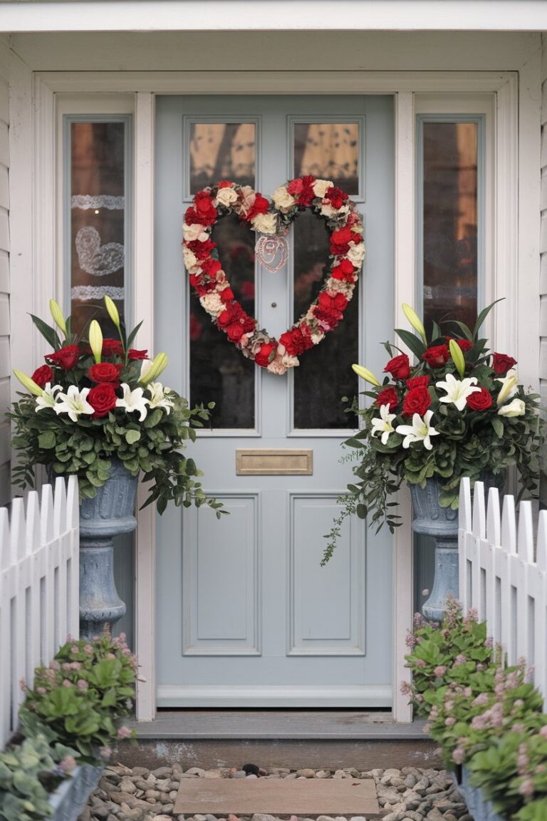 16 Valentine’s Door Decoration Ideas for a Festive Welcome - My Decor Inspo