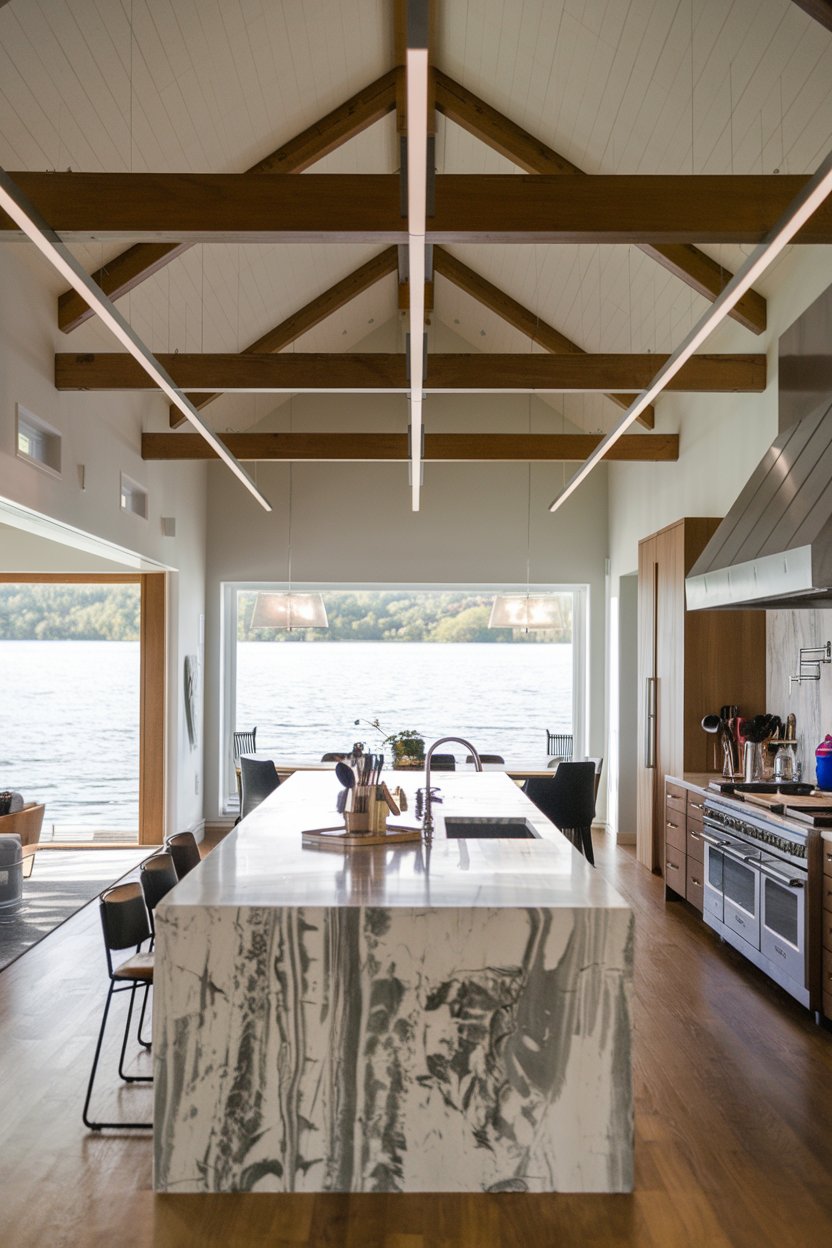 15 Modern Lake House Decoration Ideas: Timeless Designs for a Serene ...