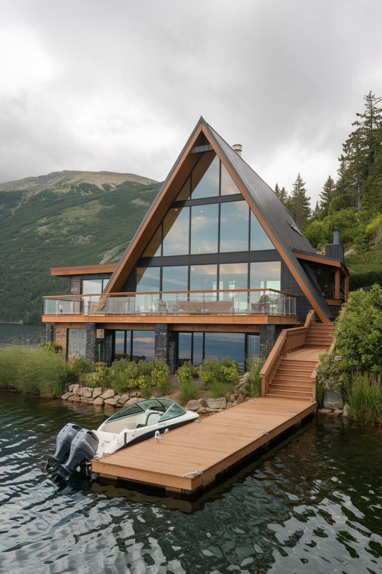 18 Modern Lake House Exterior Inspirations: A Look at Contemporary ...