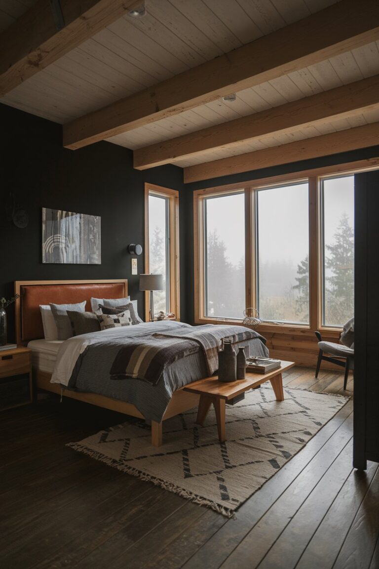 16 Dark Earthy Bedroom Ideas Using Natural Textures and Warm Tones - My ...