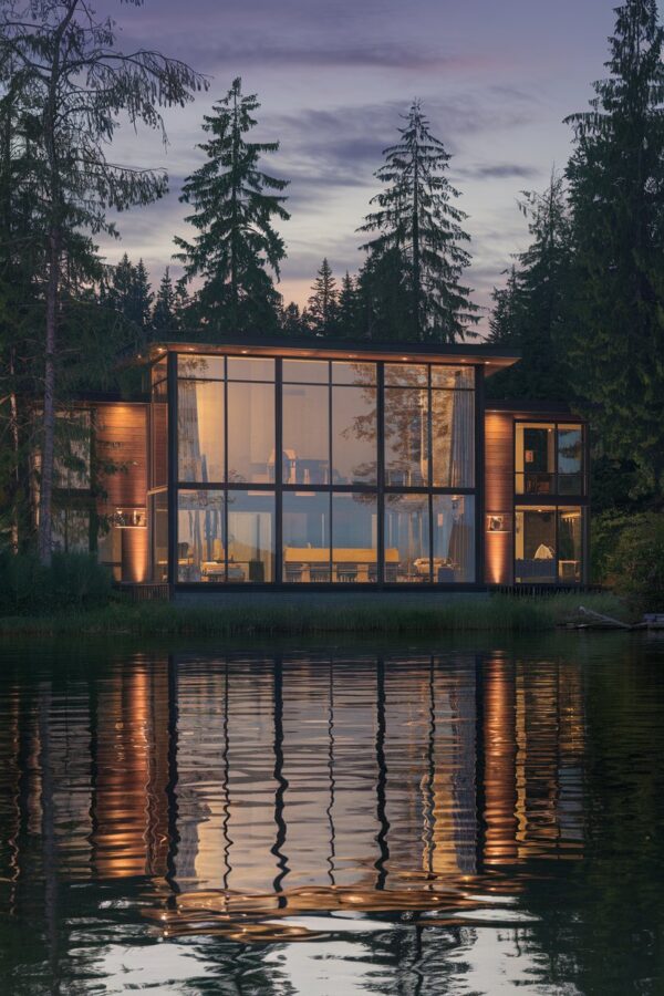 18 Modern Lake House Exterior Inspirations: A Look at Contemporary ...