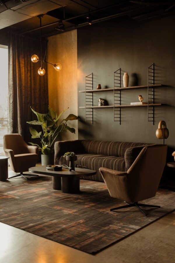 15 Dark Earthy Living Room Ideas: Warm, Textured, and Timeless Spaces ...