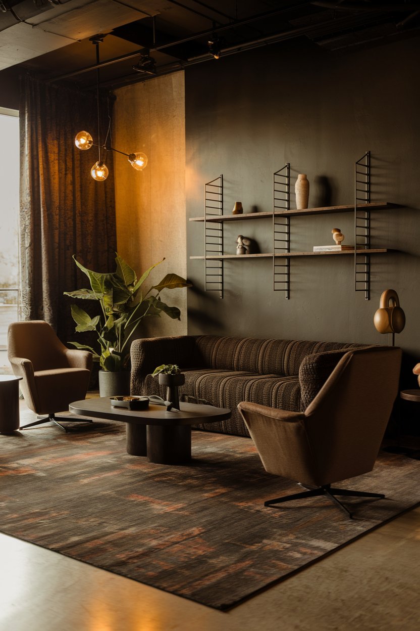 15 Dark Earthy Living Room Ideas: Warm, Textured, and Timeless Spaces ...