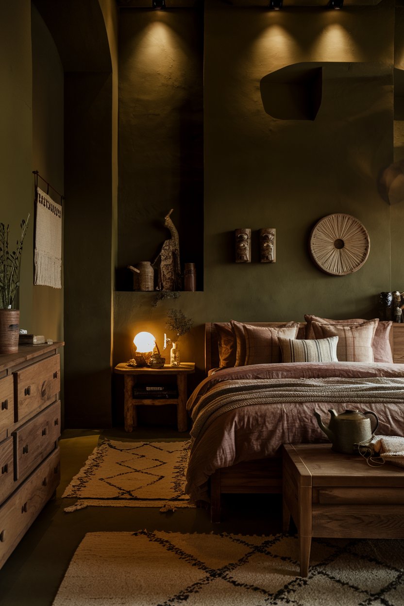 16 Dark Earthy Bedroom Decor Ideas: Transform Your Room with Natural ...