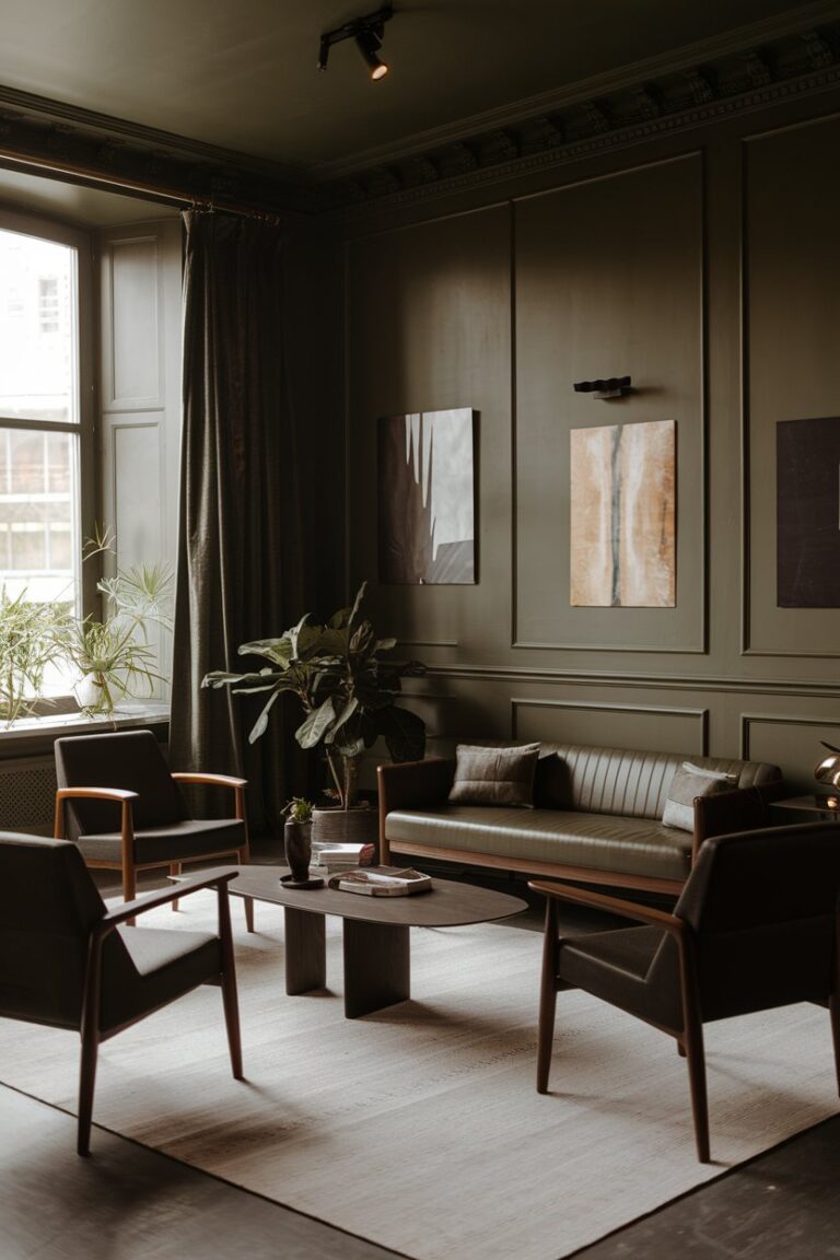15 Dark Earthy Living Room Ideas: Warm, Textured, and Timeless Spaces ...