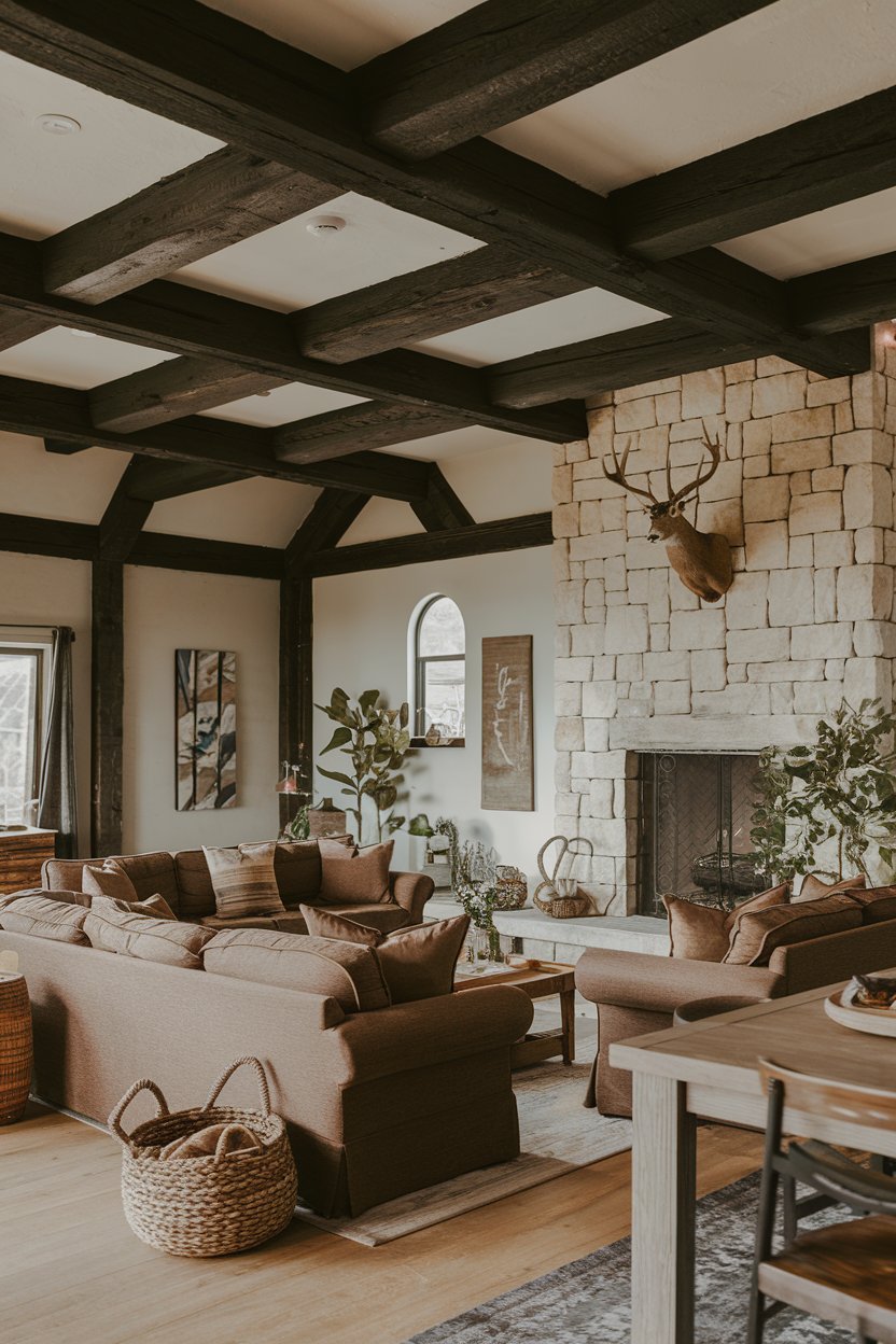 15 Dark Earthy Living Room Ideas: Warm, Textured, and Timeless Spaces ...