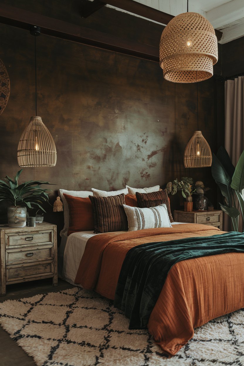 16 Dark Earthy Bedroom Decor Ideas: Transform Your Room with Natural ...