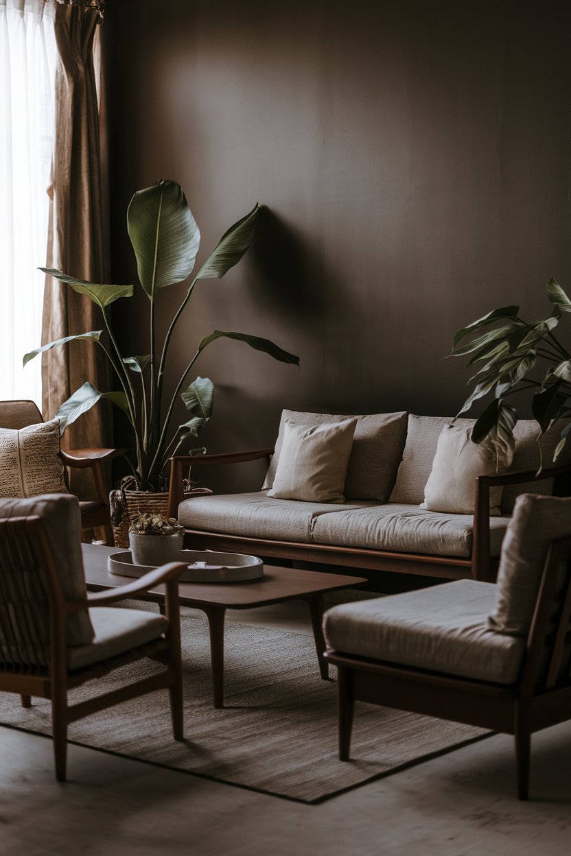 15 Dark Earthy Living Room Ideas: Warm, Textured, and Timeless Spaces ...