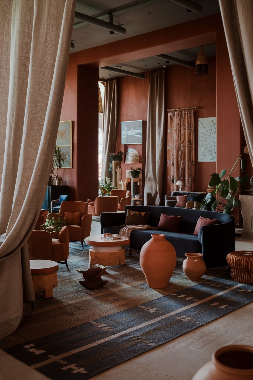 15 Dark Earthy Living Room Ideas: Warm, Textured, and Timeless Spaces ...