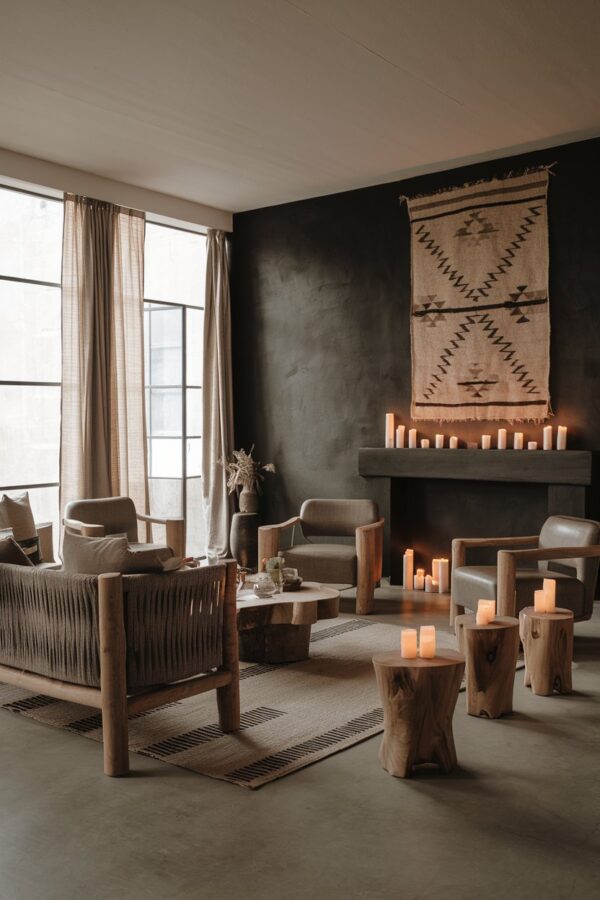 15 Dark Earthy Living Room Ideas: Warm, Textured, and Timeless Spaces ...